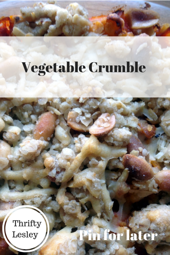 Vegetable Crumble, a favourite in our house and a fabulous budget ...
