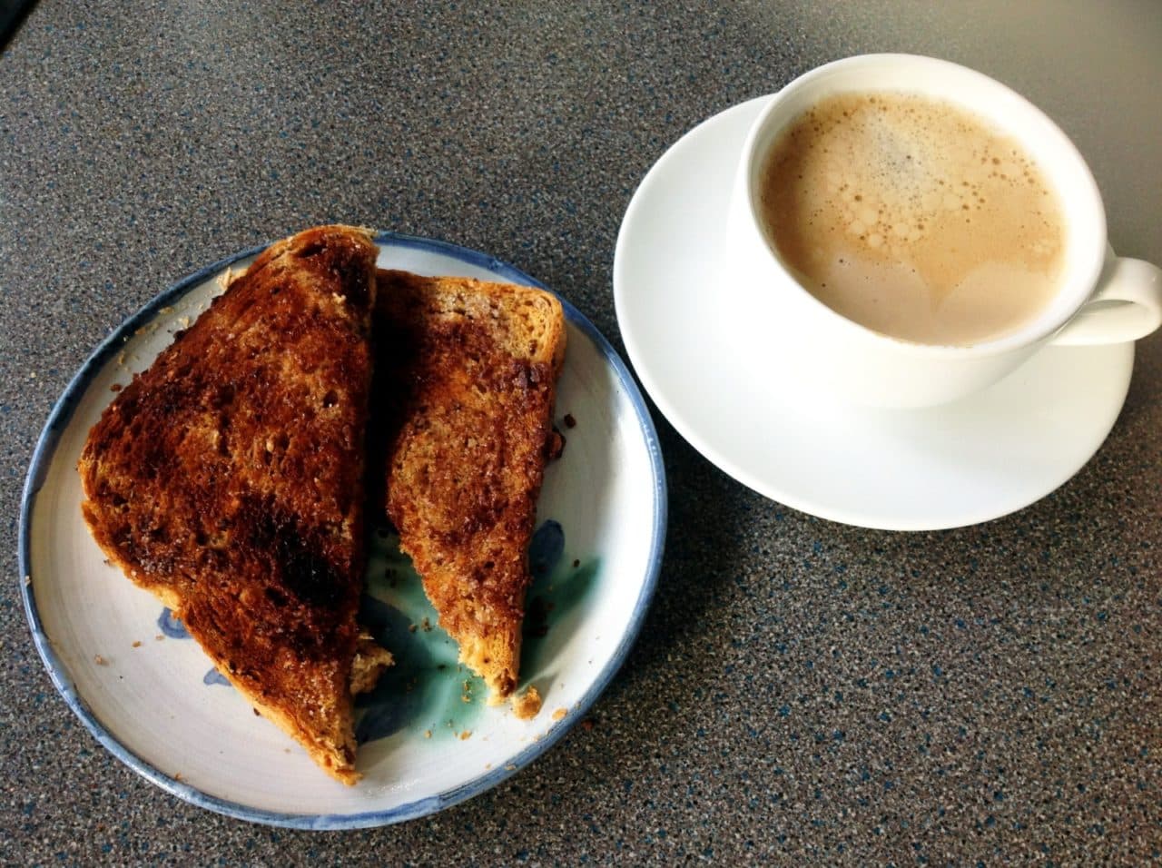 Cinnamon Toast for breakfast, 4p a slice - Thrifty Lesley