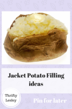 Jacket Potato Fillings - Thrifty Lesley