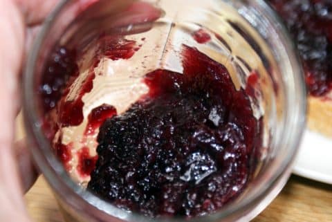 Home made sloe and apple jam - Thrifty Lesley