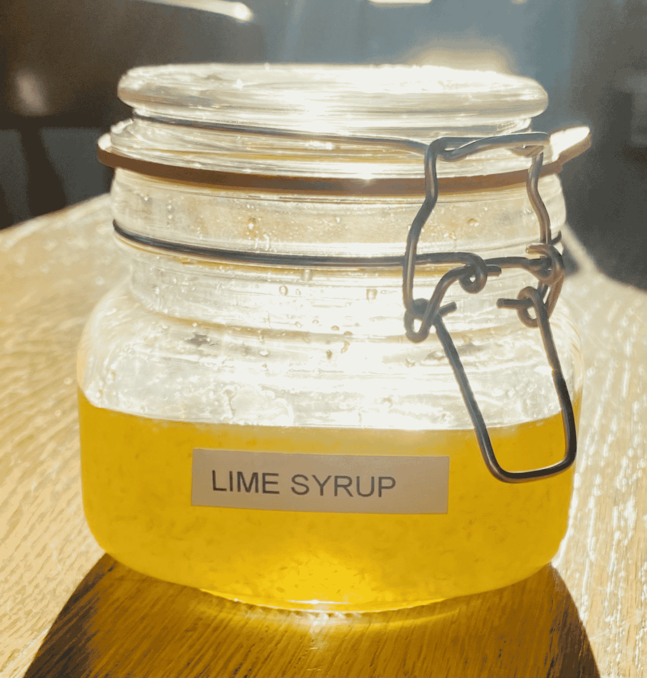 Homemade, fresh lime simple syrup - Thrifty Lesley